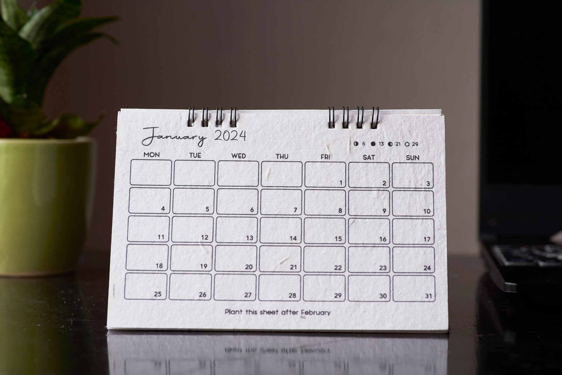 Plantable Seed Paper Calendars | Sustainable | Handmade | Eco-Friendly
